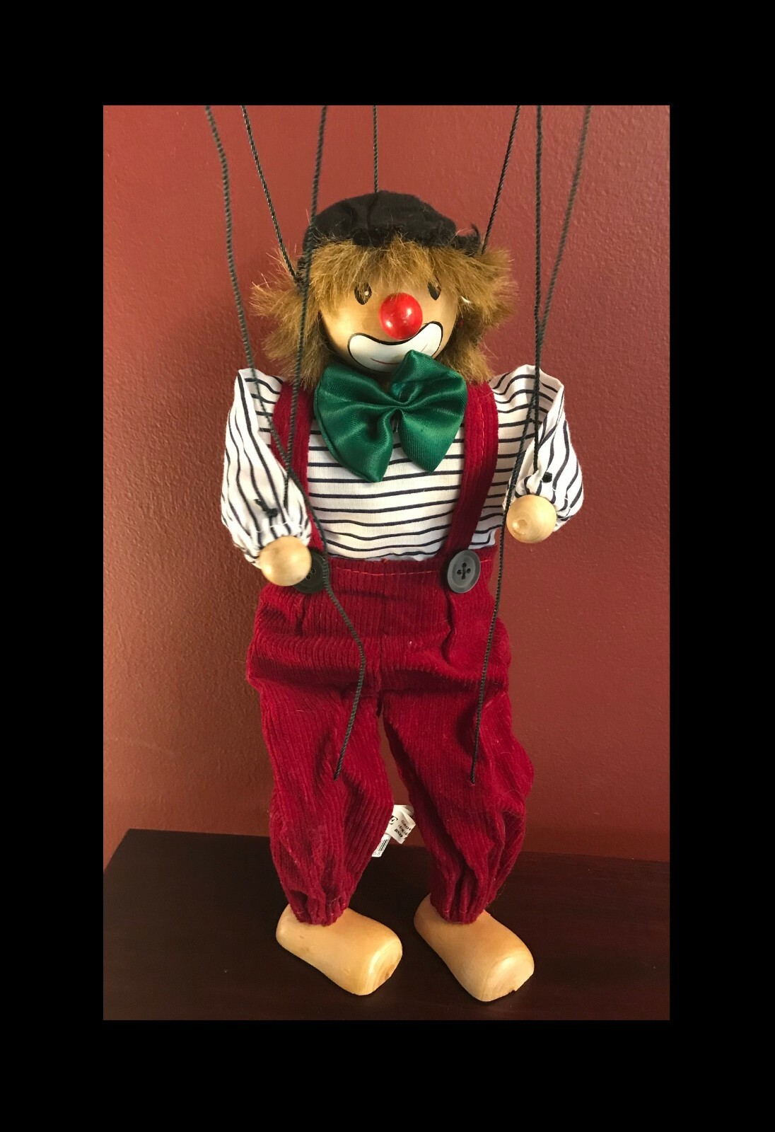 GROVE INTERNATIONAL 12" CLOWN STRING PUPPET~MADE IN UK~RARE~MARIONETTE ...