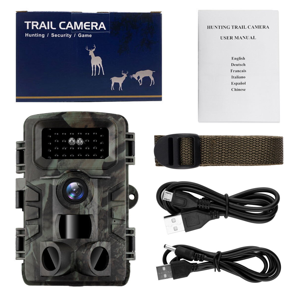 Wildlife Trail Camera 32MP 58MP 1080P Game Hunting IR Night Vision ...