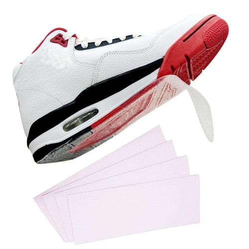 2 Pairs Crystal Clear Sole Protectors - Non-Slip, Anti-Crease, Durable ...