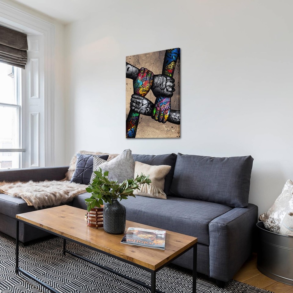 Graffiti Wall Art Office Team Painting Inspirational Success Teamwork ...