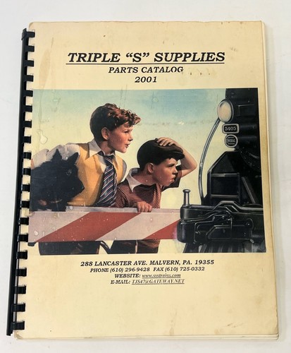 Triple S Supplies Catalog 2001 American Flyer Parts Catalog Spiral ...