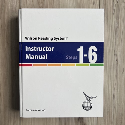 Wilson Reading System Instructor Manual Steps 1-6 | eBay