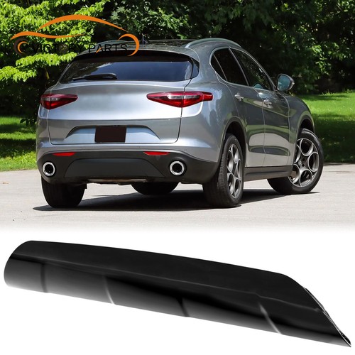 For 17- Alfa Romeo Stelvio Gloss Black Rear Bumper Diffuser Spoiler | eBay
