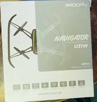 DROCON Navigator Drone Kids & Beginners FPV RC Drone HD Wi-Fi Camera ...