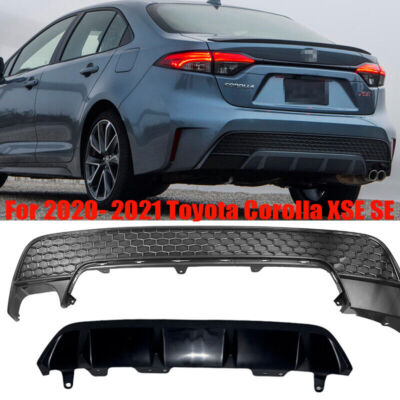 Fit For 2020-2022 Toyota Corolla SE/XSE Honeycomb Rear Bumper Valance ...