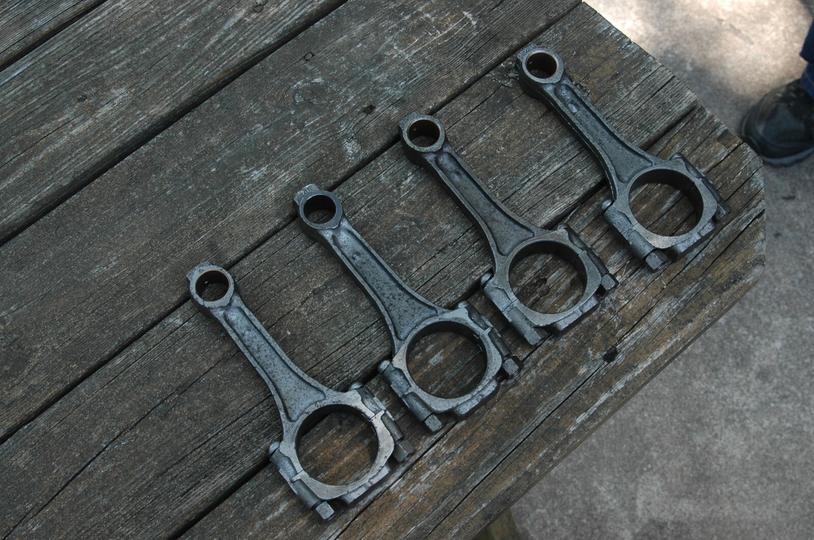 Chevy BB 7/16 Connecting LS7 Dimple Rods Got Brass Bushing 9.90 | eBay