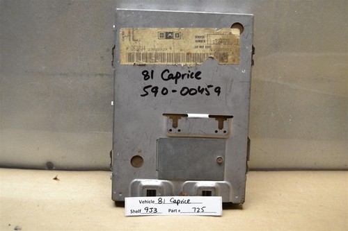 1981 Chevrolet Caprice Camaro Engine Control Unit ECU 1224770 Module 25 ...