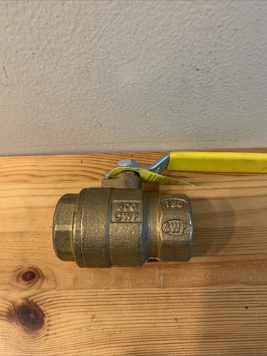 APOLLO 77C-105-01A 1” Ball Valve Threaded Bronze Please Read ...