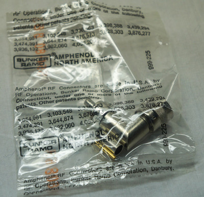 25pcs Amphenol RF/Coax Connector TNC Right Angle Plug - 31-2381 | eBay