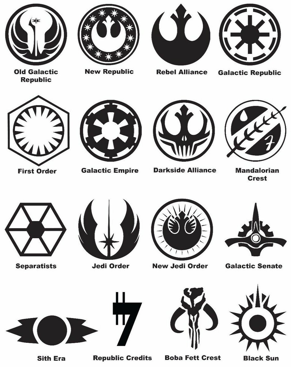 Star Wars Logos And Symbols