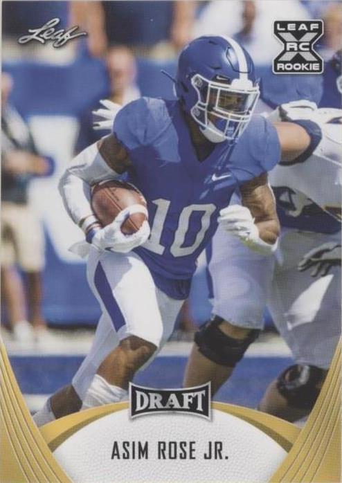2021 Leaf Draft - Asim Rose Jr. #18 Gold (RC) for sale online | eBay