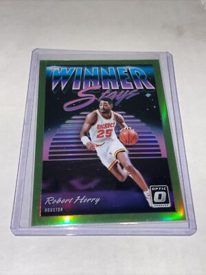 2018-19 Panini Optic Winner Stays Lime Green Robert Horry Prizm 051/149 ...