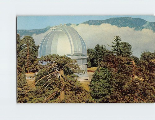 Postcard A Cloud Formation Around the Mount Wilson Observatory ...