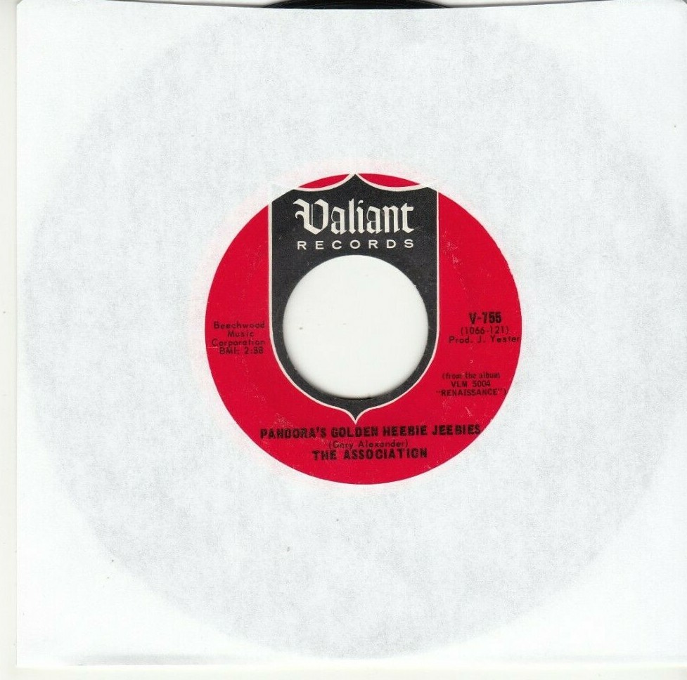 THE ASSOCIATION - PANDORA'S GOLDEN HEEBIE JEEBIES - ORIGINAL 45 - GREAT ...