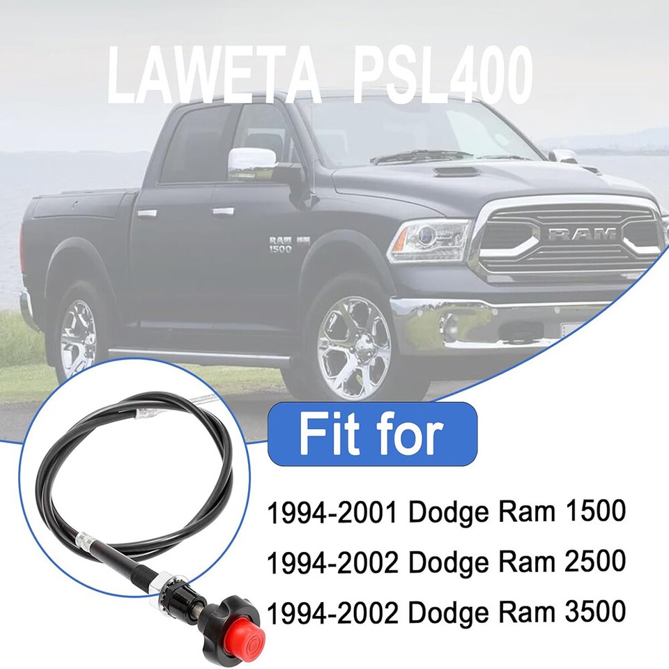 1994-2002 Dodge Ram 1500 2500 Axle Disconnect Cable Operated Actuator ...