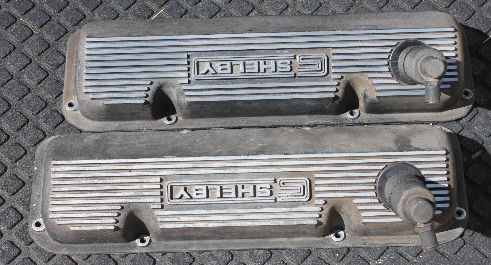 Original CS Shelby 351 Cleveland Boss 302 Valve Covers 351C | eBay