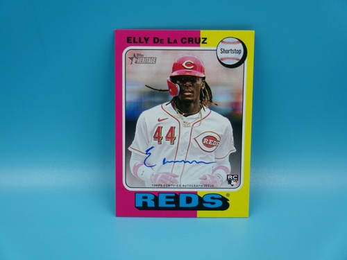 Elly De La Cruz 2024 Topps Heritage High Number #RROA-ED Real One ...