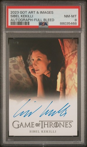 Sibel Kekilli (Shae) GAME OF THRONES 2023 Art & Images Autograph PSA 8 ...