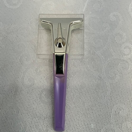 Vintage Gillette Techmatic Adjustable Razor With Purple Handle | eBay
