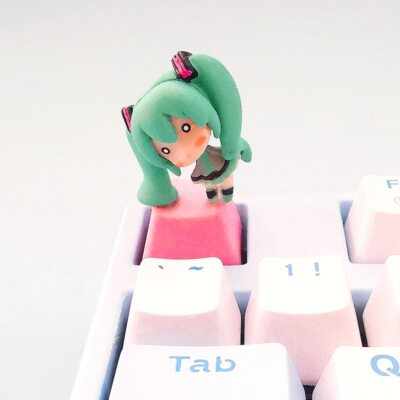 Hatsune Miku Custom Escape Key Keycap | For Mechanical Keyboard | Anime ...