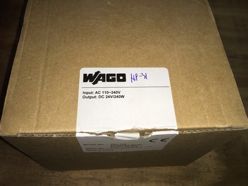 WAGO power supply, 787-732; switched-mode, input 110-240vac, output ...