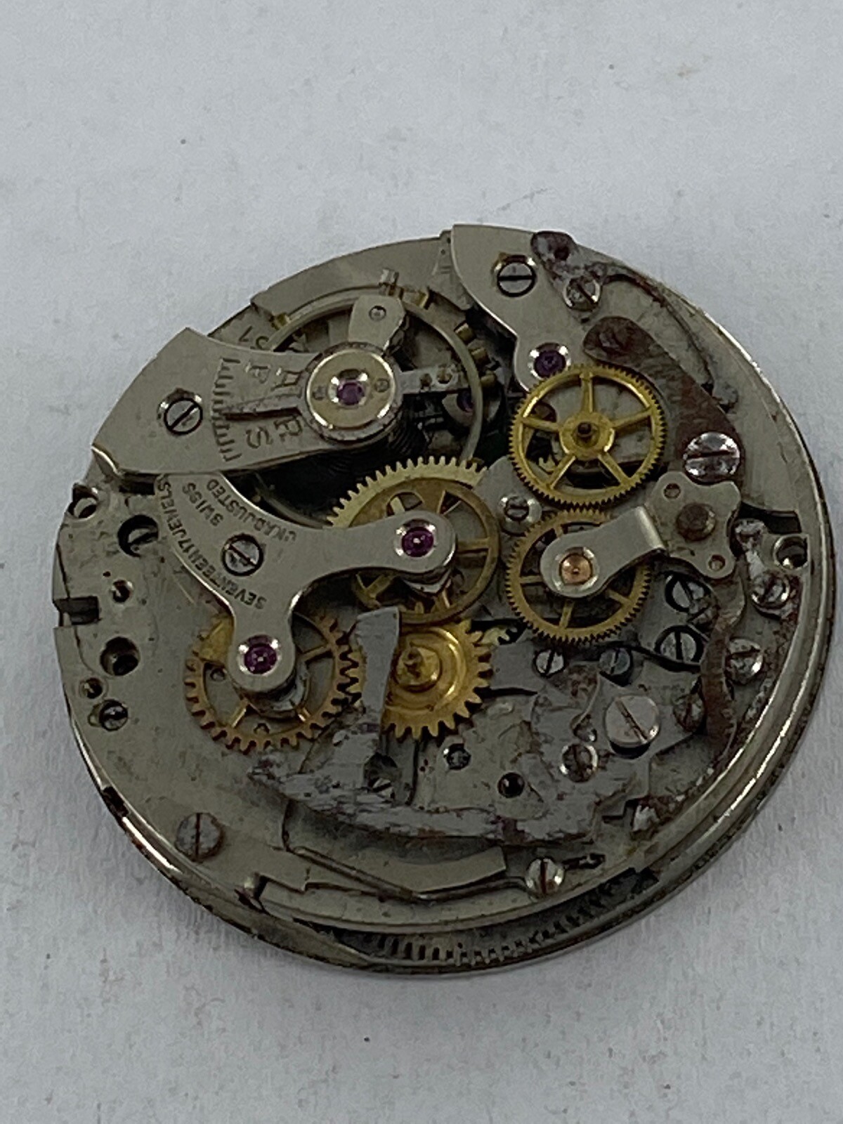 CHRONOGRAPH LANDERON 51 MOVEMENT FOR PARTS OR REPAIR /z178 | eBay.de