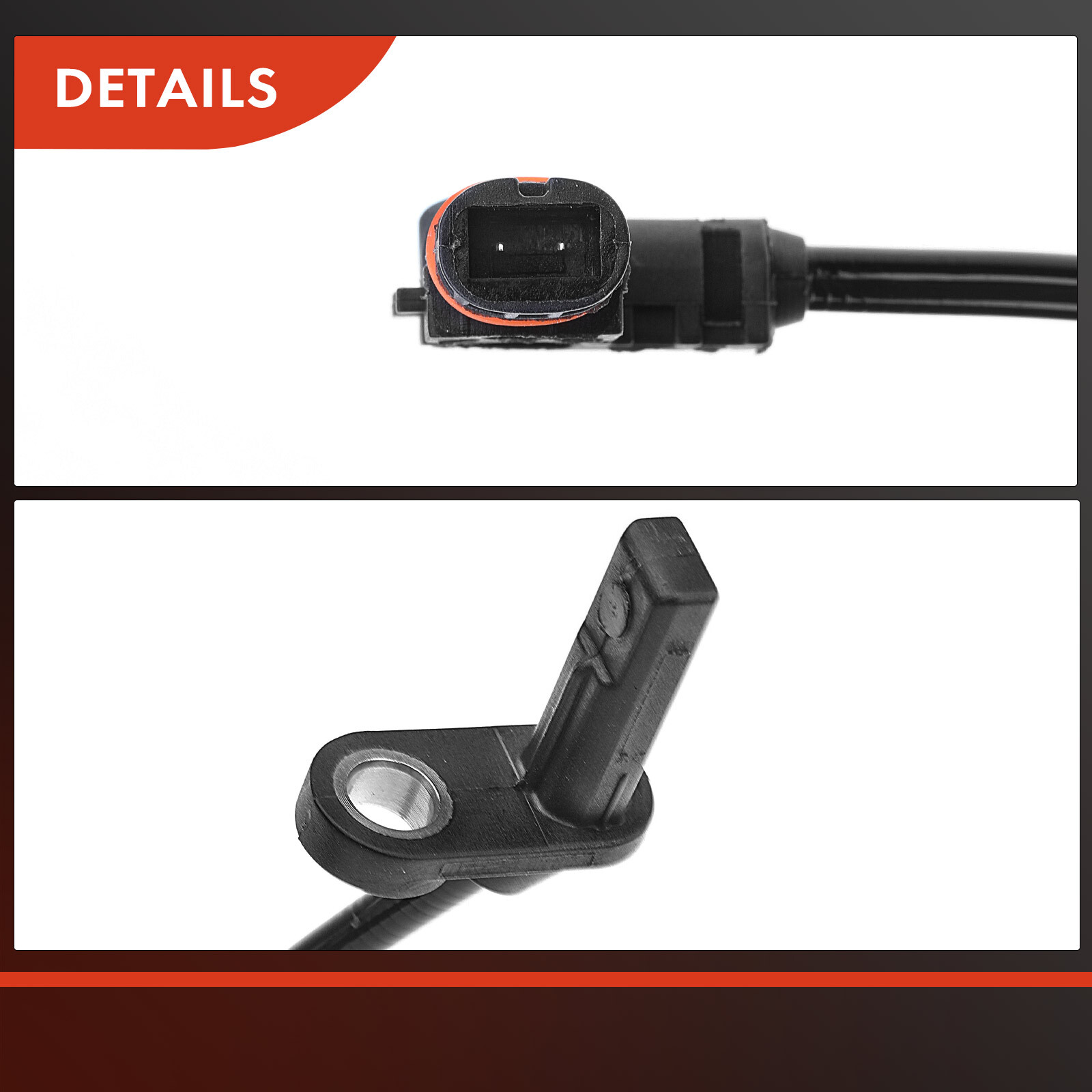 2x Front ABS Wheel Speed Sensor for Mercedes-Benz C216 W221 CL550 S350 ...