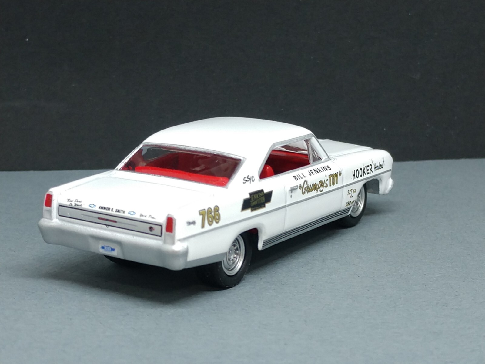 NHRA BILL "GRUMPY'S TOY" JENKINS 66 CHEVY NOVA COLLECTIBLE 1/64 LIMITED ...