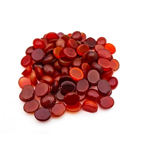 Natural Red Onyx Oval Cabochon 8*10 MM 36 Pcs 101 CT | eBay