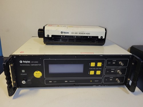 Polytec PFV4000 Rotational Vibrometer with OFV 400 Sensor Head 400-4 | eBay