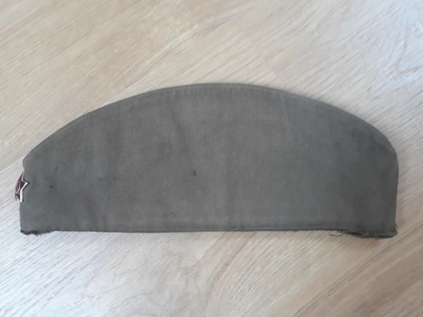 Soviet Russian side cap pilotka used by real soldier- red star | eBay