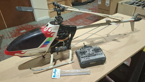 Hirobo Shuttle RC Helicopter & JR Transmitter X388s - for parts | eBay UK