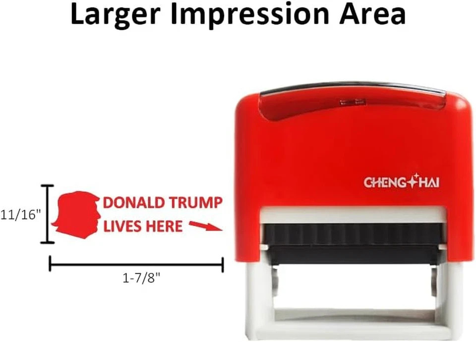 Donald Trump Lives Here Stamp Trump Merchandise Merch Gift Office ...