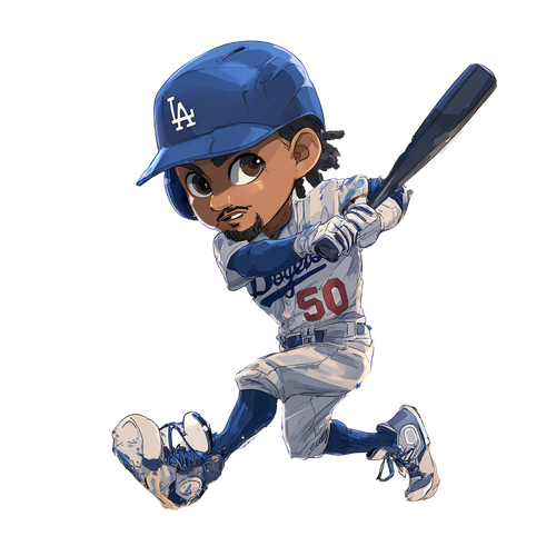 Anime Mookie Betts Vinyl Car Decal Sticker – Waterproof & UV-Resistant ...