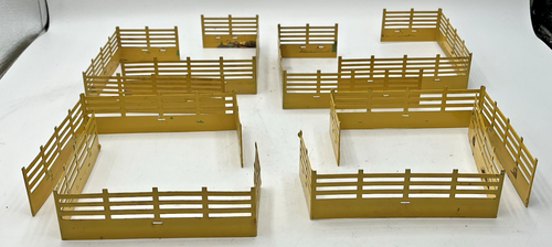 (4) Gilbert American Flyer S Gauge Stockyard Outer Fence Sets (3 & 4 ...