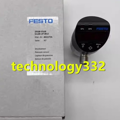 1PC NEW Festo pressure sensor SPAW-P16R-G12M-2P-M12 8022754 #LM | eBay