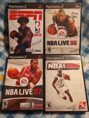 NBA 05 06 07 08 2K8 2K5 Basketball PlayStation 2 PS2 Tested Works 4 ...