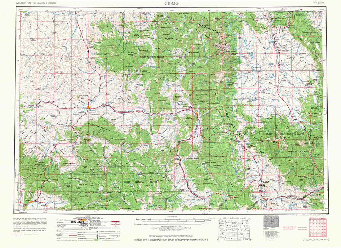 Colorado Forest Map