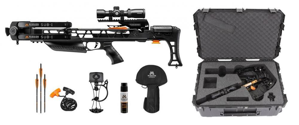 Mission Sub-1 Crossbow with PRO Package in Black w/ SKB Hard Case NEW ...