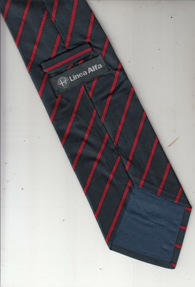 Car-Alfa Romeo Car Tie-Authentic-100% Silk Tie-Made In Italy-57-Men's ...