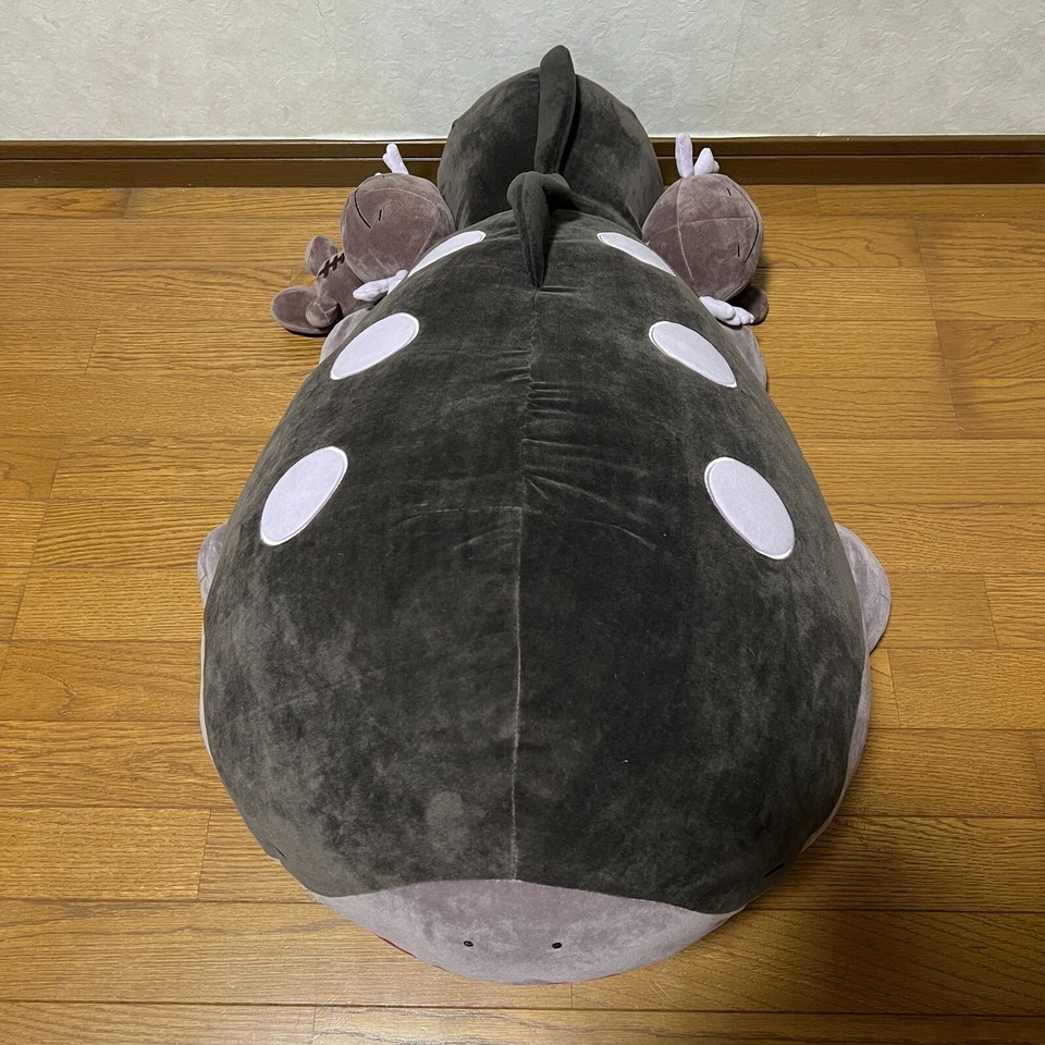 Pokemon BIG size Clodsire Plush Paldea Wooper Yawn together and be ...