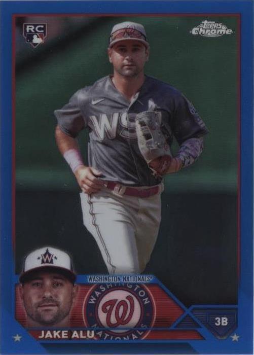 2023 Topps Chrome Update Series - Jake Alu #USC65 Blue Refractor /150 ...