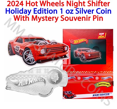 2024 PAMP Suisse Hot Wheels™ Holiday Night Shifter™ Mystery Box 1 Oz ...
