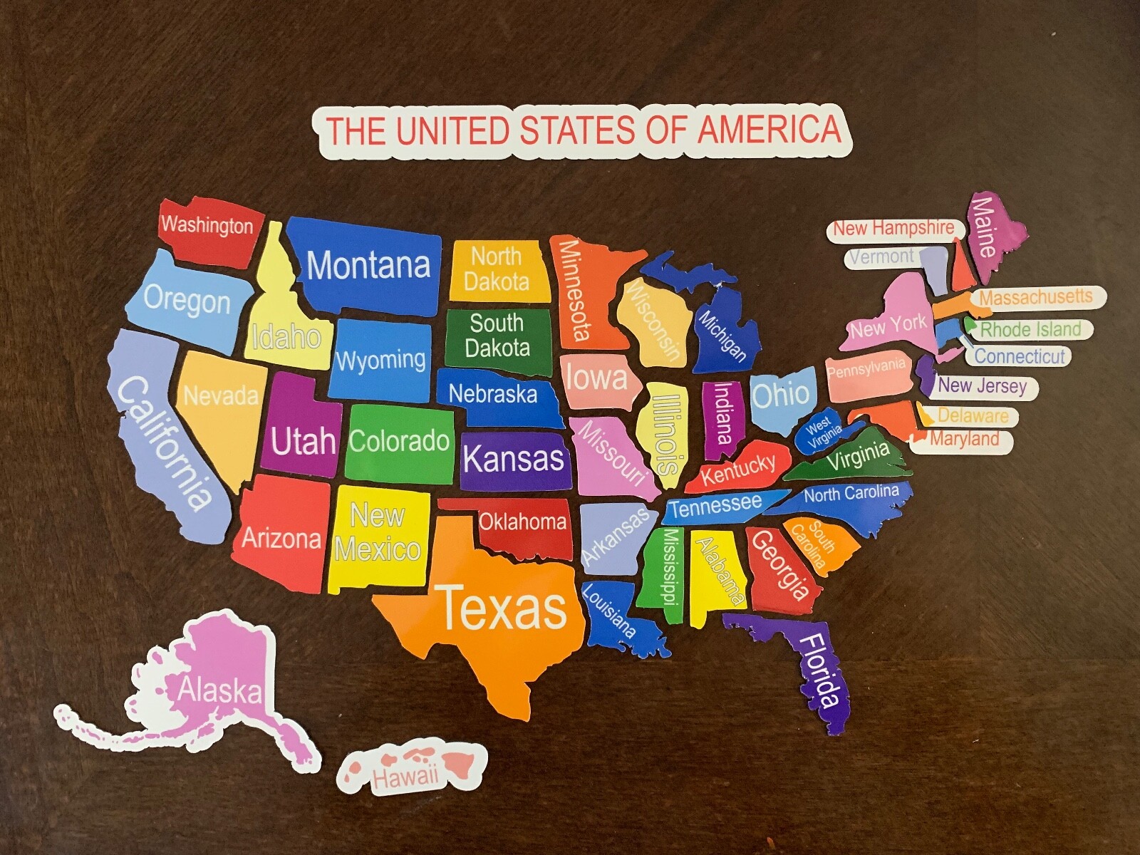 US Map Refrigerator Magnet (All 50 States) | eBay