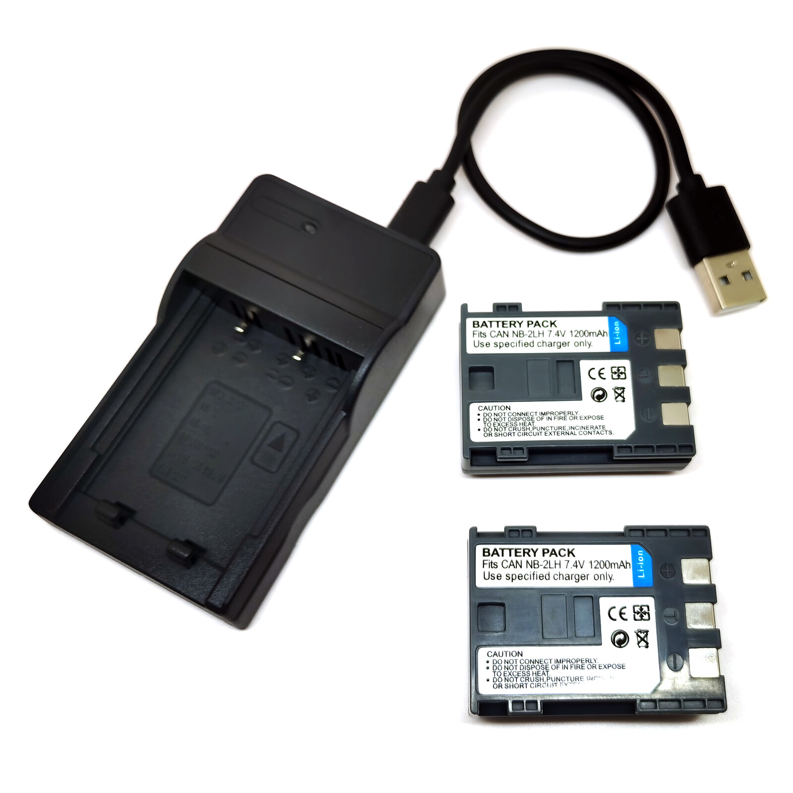 Battery Pack / USB Charger For NB-2LH Canon EOS 350D EOS 400D DS126151 ...