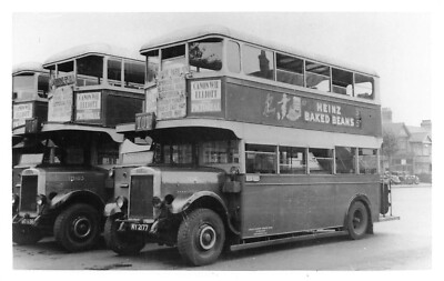 Vintage Photograph Double Decker Bus - Route Manor Park London ...