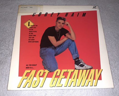 Fast Getaway (Laserdisc) COREY HAIM CYNTHIA ROTHROCK LEO ROSSI GREAT ...