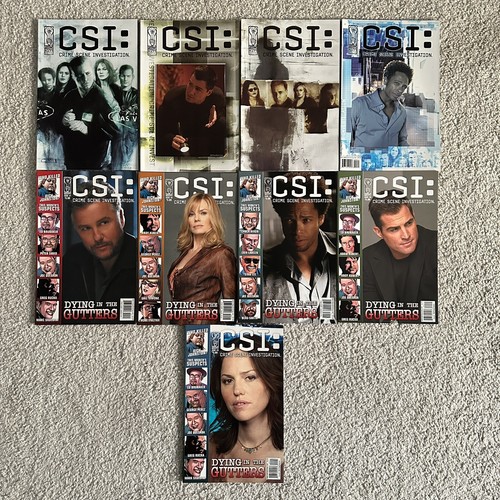 IDW Comics CSI Crime Scene Investigation Lot #1 2 3 & Dying In The ...