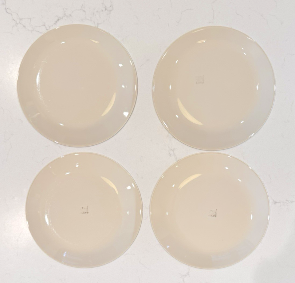 CORELLE ROSE Pattern Set of 4 Dinner Plates 10 1/4” Retired Vintage GUC ...
