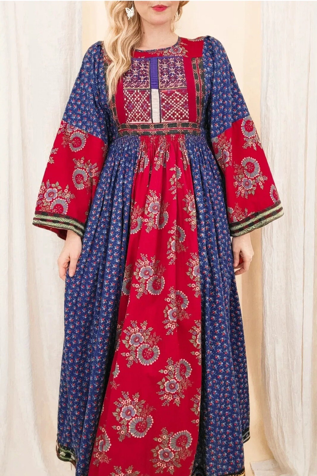 Rare 1970s Vintage Afghan Kuchi Nomad Gypsy Tribal Bo… - Gem